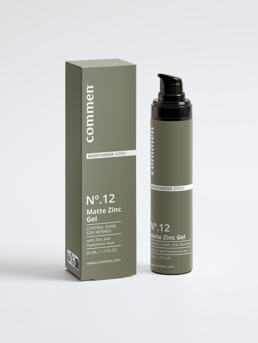 Nº.12 Matte Zinc Gel – Commen Skincare
